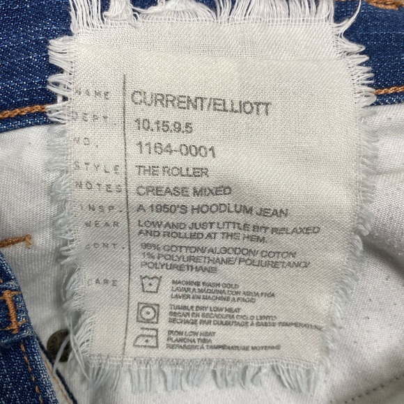 Current/Elliott | Jeans | Current Elliot The Roller Jeans | Poshmark